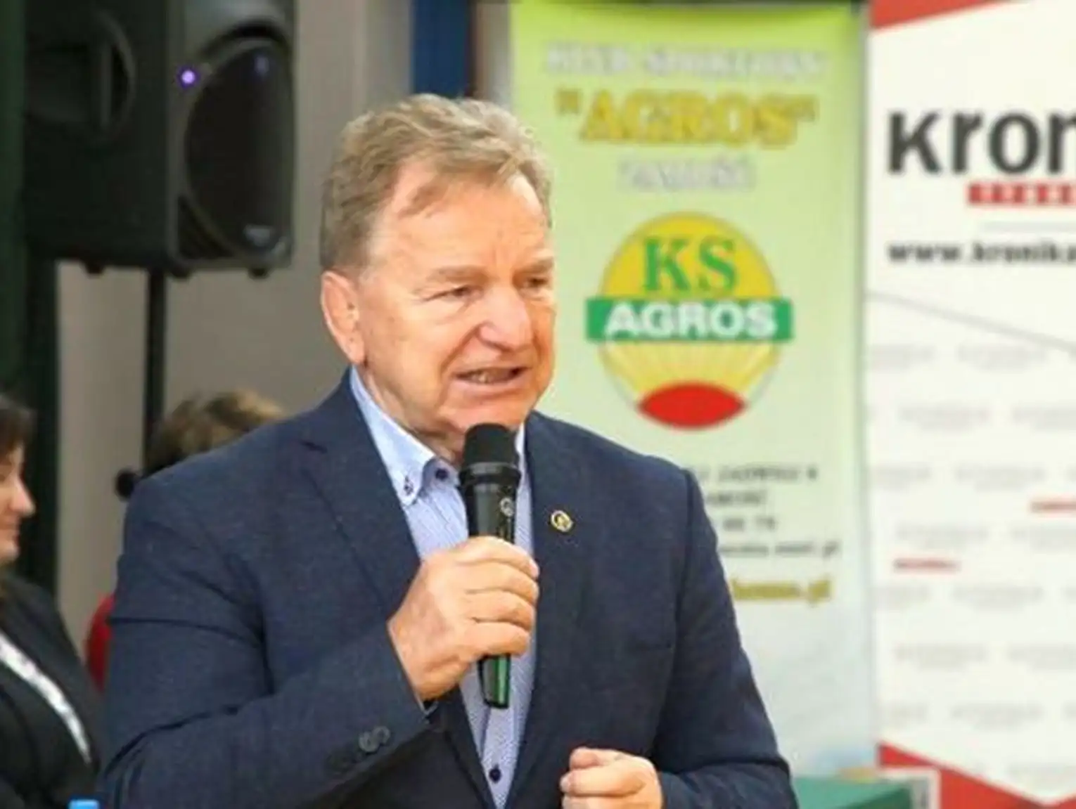 Andrzej Supron odwiedził zapaśników