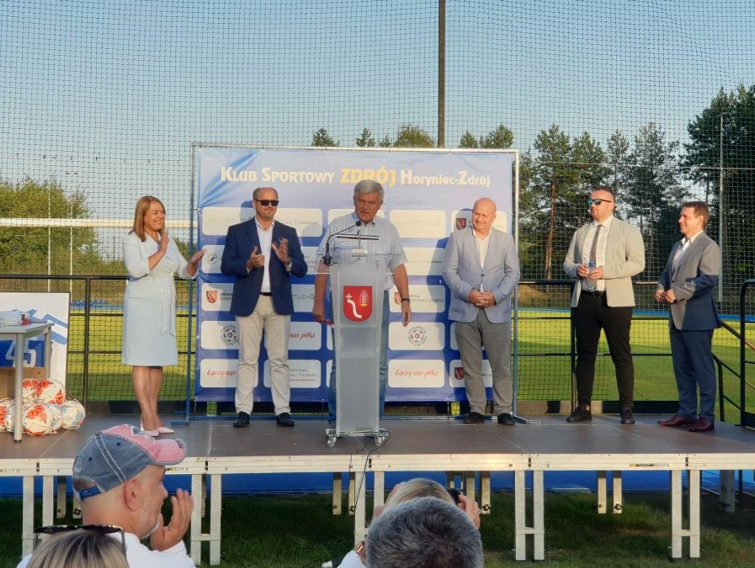 Włodzimierz Lubański otworzył nowoczesny stadion w Horyńcu Zdroju